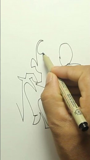 One Line Drawing Tutorial - Restaurant Bar Scene | Artistic Dining Vibes #singlelinedrawing #drawing