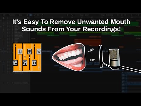How To Remove Mouth Noises (Pops And Clicks) From Vocal Recordings In The File Editor | Logic Pro X