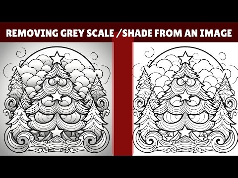 Removing Grey Scale or Shade from an Image using Photoshop