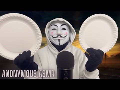 Anonymous ASMR Paper Sounds Tapping | One Minute ASMR