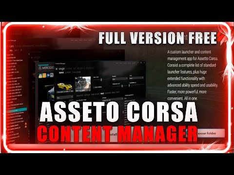 Asseto Corsa Content Manager Full Version Free | Tutorial How to Get Asseto Corsa Content Manager