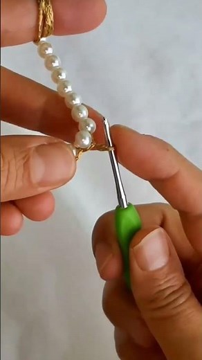 Crocheting with Beads| Basic Crochet Hacks| Beads Crochet #crochet
