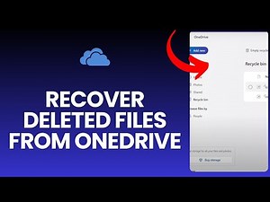 How to Recover Deleted Files from OneDrive 2024?