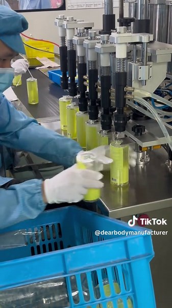 Bodymist Production Process at Dearbody Manufacturer