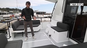 10K views · 77 reactions | The Targa 41 is making waves in the boating world, marking a significant update from renowned manufacturer Targa. MBY's Alex Smith takes it for a full sea trial and tour. Targa 41 specifications: LOA: 45ft 1in (13.75m) Beam: 13ft 1in (4.00m) Engine: 2 x Volvo Penta D6 440hp / 2 x Volvo IPS650 Top speed: 37 – 42 knots Price: From £629,200 (ex. VAT) #motorboat #boater #speedboat #motorboating #boating | Motor Boat & Yachting | Facebook