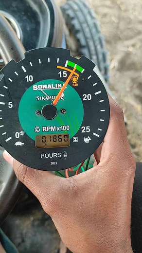 How to set RPM meter sonalika tractor #sonalika Akash deep vlogs 16 | Akash deep vlogs 16