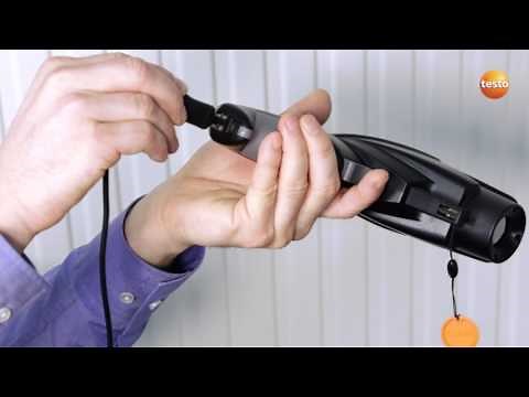 How to - testo 835 Infrared Thermometer - Setting the Emissivity