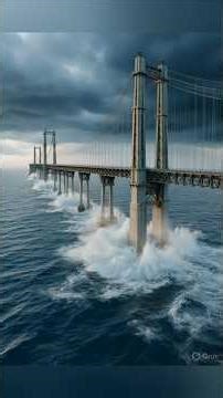 😳 समुंदर के बीच विशाल पुल कैसे बनाते हैं❓Ocean Bridge Construction Process #bridgeconstruction