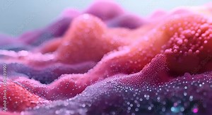 An animated 3D model of lipid bilayers forming cell membranes Stock Video