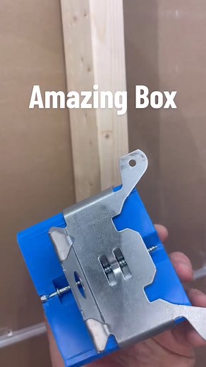 Really cool electrical box that allows you to adjust box depth depending on materials. #construction #realestate #tutorial #hardwork #carpentry #tools #homerenovation #DIY | WINNI