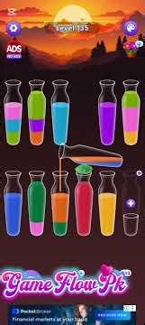 Water Sort puzzle Level 🏆 135🏆