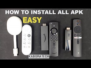 How to install all applications to your Android Tv Stick