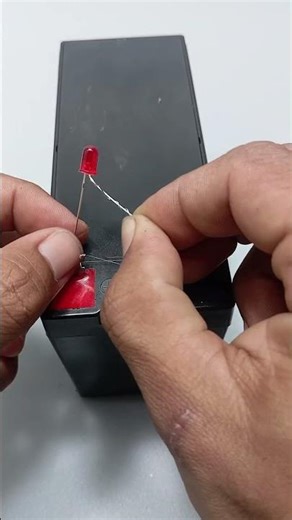 LED 1.5V on 12V? Direct = dead. Add 1K resistor to limit current & stabilize the LED.#LED #Resistor