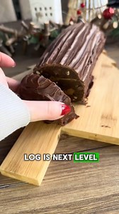 678K views · 441 reactions | The viral Brownie Yule Log is here and...