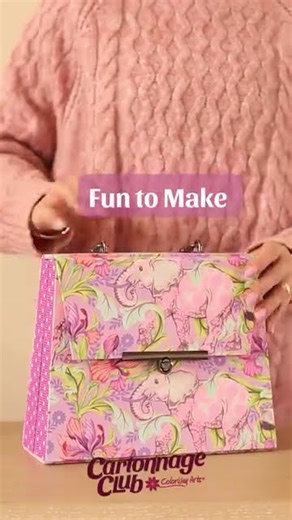 DIY: Imagine This Purse Made With Your Favorite Fabric 💕 | Cartonnage Magic!