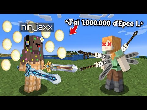 J'ai ajouté 1.000.000 d'Epée CHEAT pour finir Minecraft..
