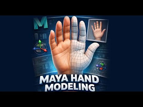 Maya Tutorial | Hand Modelling Easy Process