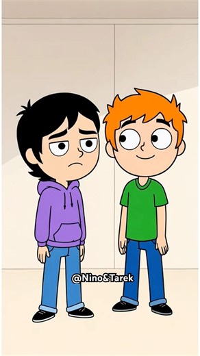 Nino&Tarek appli qui predit si ta faim ! #shorts #humor #animation