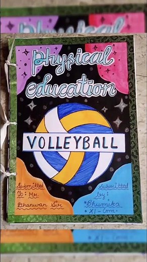 Project on Volleyball ll How to make project on volleyball🏐? #class11 #cbse #project #volleyball