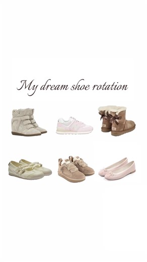 dream shoe rotation 🪽 #fyp #viral #shoes #shoerotation #inspo