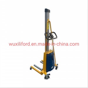 [Hot Item] E100 E150 Light Duty 200kg Semi Electric Stacker Work Positioner