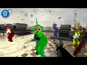 Attack the Teletubbies Gunfight Garry's Mod #gmod