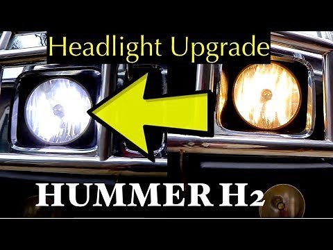 How to Change Headlight on Hummer H2 LED Upgrade | MrCarMAN