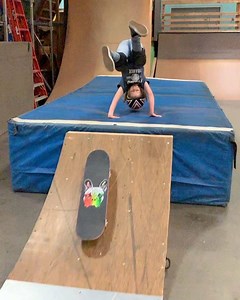 78K views · 1.2K reactions | Do not try this at home... unless your dad produced an arena tour and still has stunt pads laying around. | Tony Hawk | Facebook