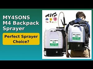 REVIEW (2025): MY4SONS M4 Backpack Sprayer. Features.