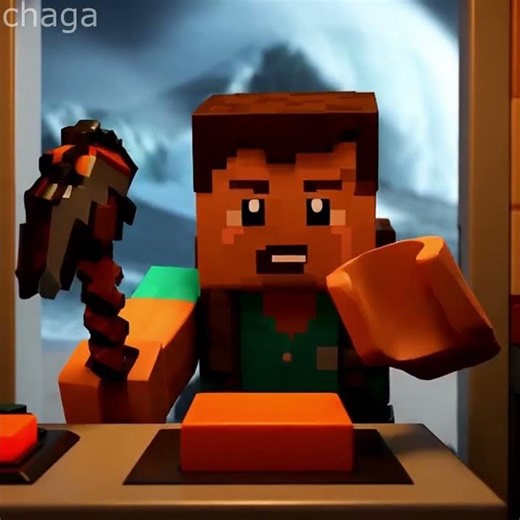 STEVE vs TSUNAMI! Will He Reach the Lighthouse in Time?! #minecraft #tsunami #escapefromtarkov