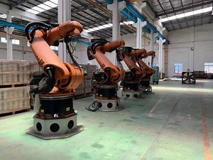 [Hot Item] Industrial Robot Palletizer Full-Automatic 500-800 Bags/H Palletizing Robot for Bags Pallet