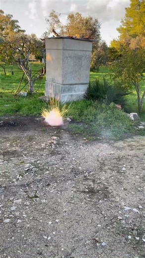PETARDO TITANO #fireworks #explosion #firecracker #fire #experiment