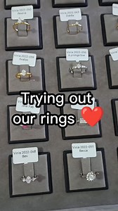 Trying out our rings! Visit our physical stores now! #engagement #proposal #wedding #marriage #reelsvideo #fbreels #trendingreels #goldjewellery #viasmoment #viashandcraftedjewelry | Via's Handcrafted Jewelry