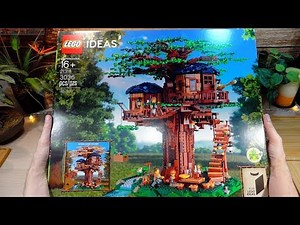 Pure build: LEGO Ideas Tree House 21318 in real time ASMR