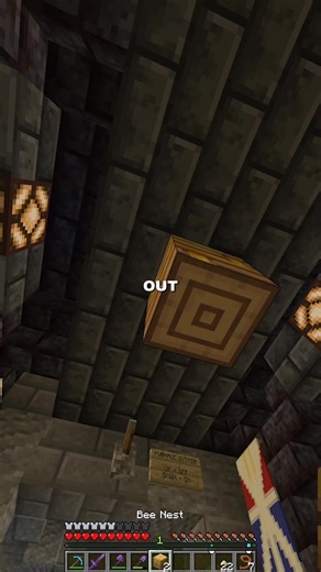 Build with HONEY PARTICLES #minecraft #beefarm #survival #java #bedrock