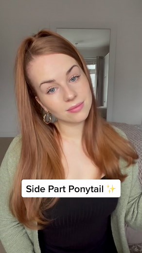 How to Create a Stunning Side Part Ponytail