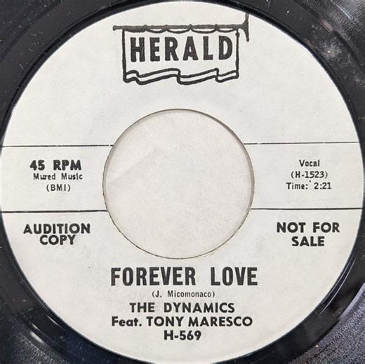 The Dynamics Feat. Tony Maresco - Forever Love / Betty My Own