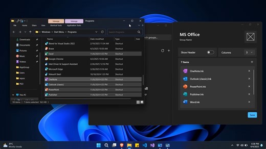 🔸 نرشح لك برمجية: Appgroup لديك الكثير من البرامج المثبتة في القائمة السفلية (Taskbar) على الويندوز؟ قم بتجميعها ضمن مجموعات خاصة. هي برمجية مفتوحة المصدر، عند تنصيبها يمكن إدراج مجموعة برامج ضمن مجموعة واحدة، ثم تثبيثها على القائمة السفلية ( كما في الفيديو ). #تقنية #أخبار #ويندوز | Aqua Web - أكوا ويب