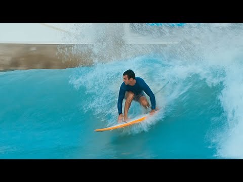 WACO WAVE POOL SURFING with Kieran Anderson