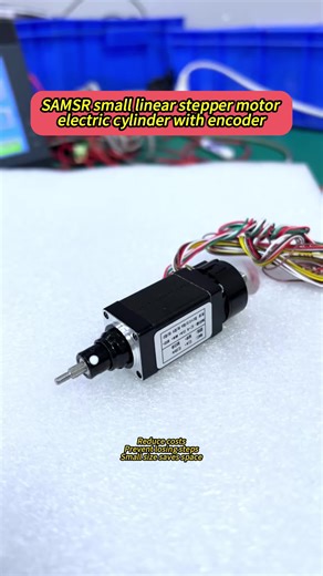 SAMSR Hybrid NEMA 8 Captive Stepper Motor Cylinder 28mm Micro Linear Actuator Mini Lead Screw 4.5VDC 2-Phase