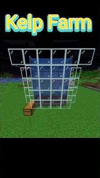 Easy Unlimited Kelp Farm in #minecraft Survival