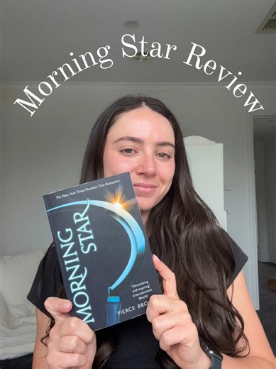 Spoiler Free Review of Morning Star by Pierce Brown 💫 Crazy to think that I have finished the first trilogy! I cant wait to get into the next three. Let me know what you guys rated this book if you have read it or if you plan on reading this series #morningstar #redrising #bookreviews #piercebrown #booktok