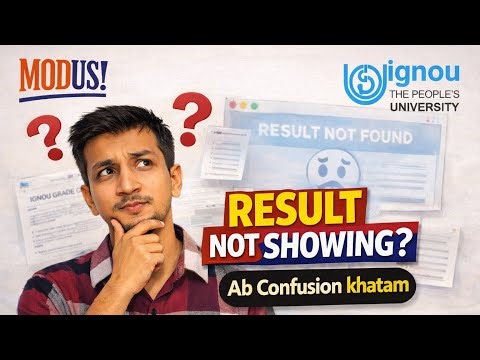 IGNOU Result Issue Explained | Why Some Can See Marks & Others Can’t? #Ignou
