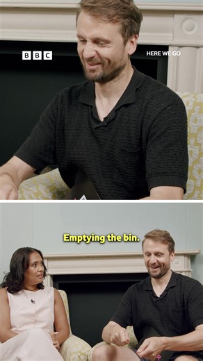 14K views · 34 reactions | You treat babies like animals!  #HereWeGo #TomBasden #ToriAllenMartin #BoardGames #Games Tom Basden and Tori Allen-Martin play charades to for series 3 of Here We Go. | BBC | Facebook