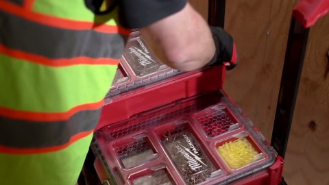 Milwaukee PACKOUT 11-Compartment Impact Resistant Portable Small Parts Organizer 48-22-8430