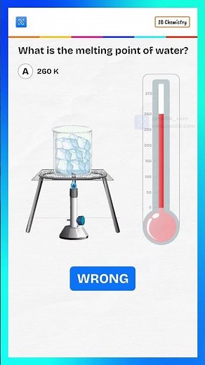 What Temperature Does Ice Melt? | Kelvin vs Celsius Explained | IB Chemistry Shorts 🔥