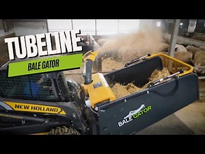 Easiest Way to Spread Straw! Tubeline's NEW Bale Gator is a Game-Changer for Livestock Producers