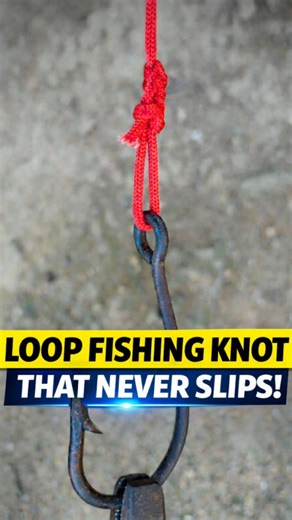 Loop Fishing Knot That Never Slips 🎣 | Strong & Easy Fishing Knot