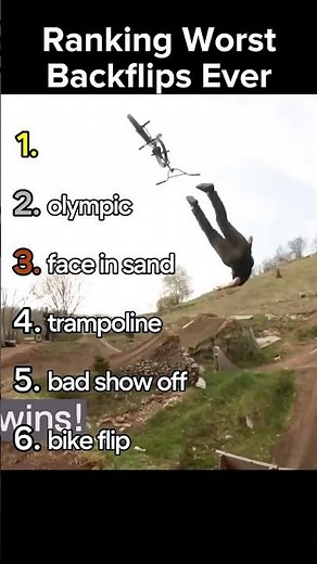 Ranking Worst Backflips Ever