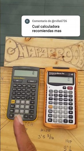 TIPOS DE CALCULADORA, CONSTRUCTION MASTER 5 Y CONSTRUCTION MASTER PRO